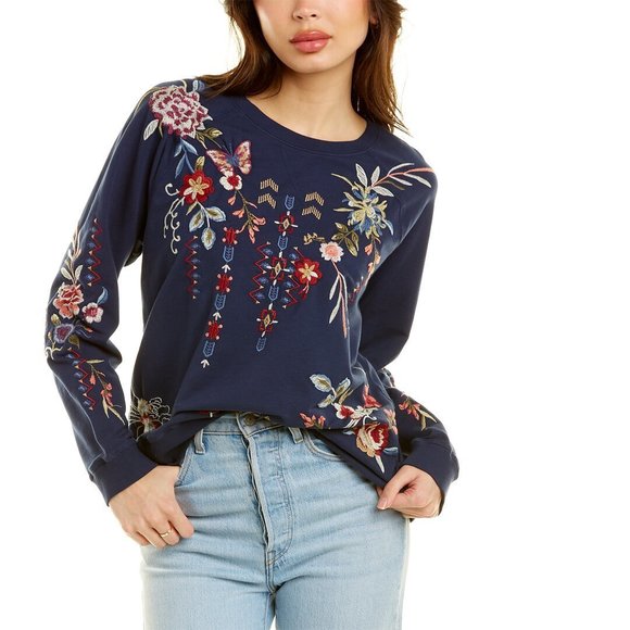 Johnny Was | Tops | Johnny Was Dreamer Sweatshirt | Poshmark